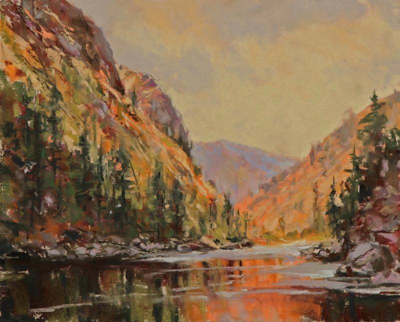 Plein Air Paintings and Pastel Paintings by Clive Tyler at Saks Galleries